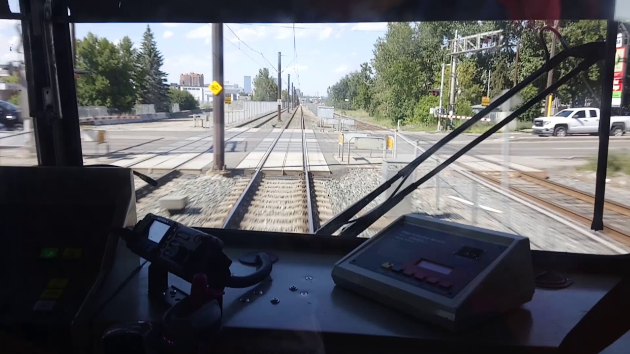 Ctrain LRT trip from Chinook Station to 39th Avenue station in Calgary ...
