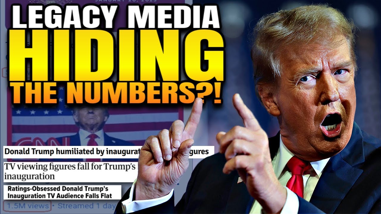 Trump Inauguration Ratings Hoax EXPOSED: Desperate Legacy Media Claim ...