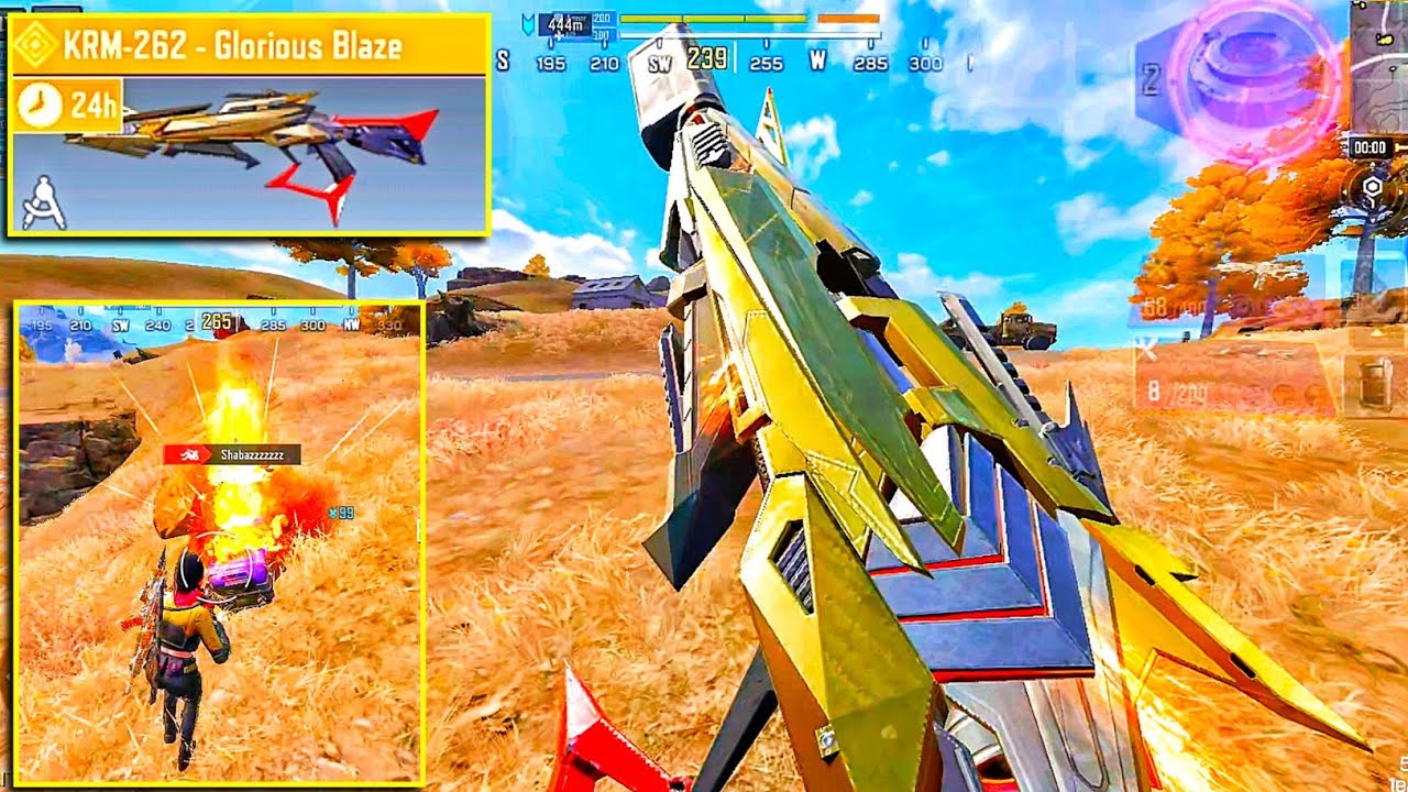 Legendary KRM 262 - Glorious Blaze in 6CP 😍 COD Mobile - YouTube