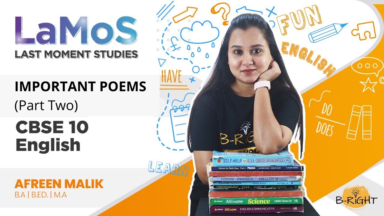 IMPORTANT POEMS | PART TWO | QUICK REVISION | CBSE 10 ENGLISH | NCERT ...