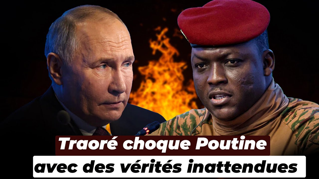 Même Poutine est resté bouche bée face à Traoré - YouTube