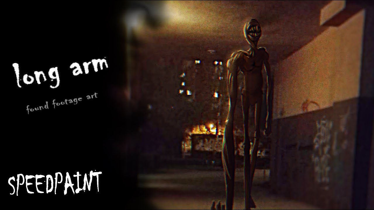"Long Arm" - found footage art (Speedpaint) - YouTube