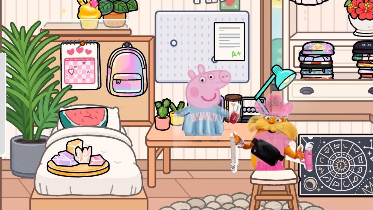 Preppy lorax has a sleep over - YouTube