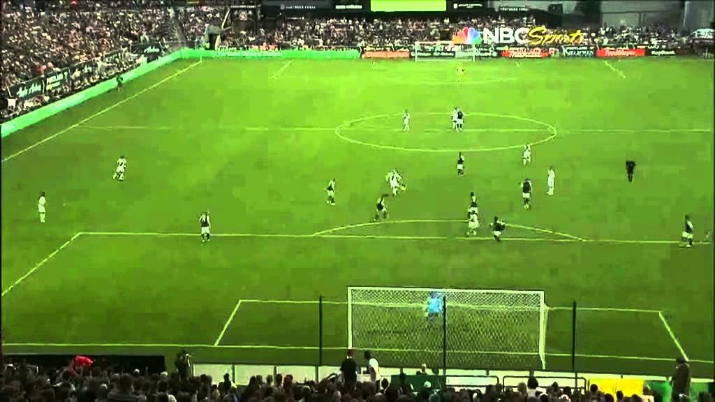 David Beckham Amazing Goal vs Portland Timbers - YouTube