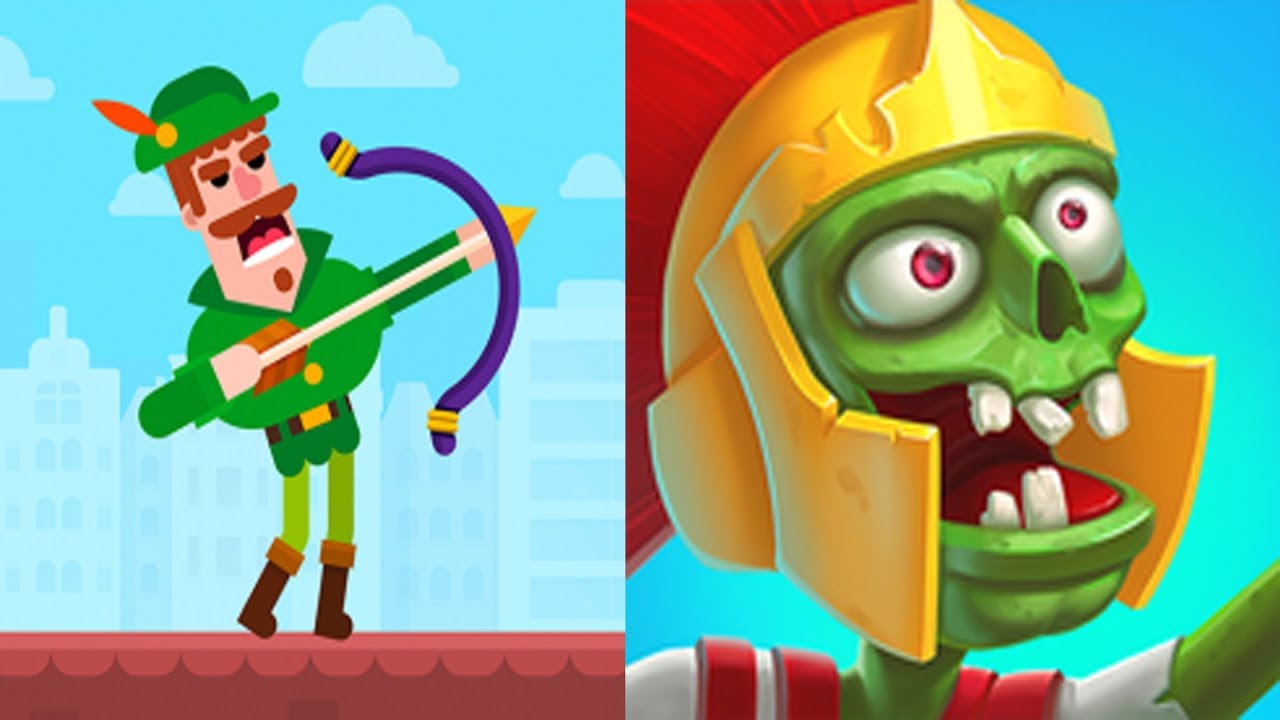 Bowmasters vs Zombie Blades Android Gameplay Walkthrough #1 - YouTube