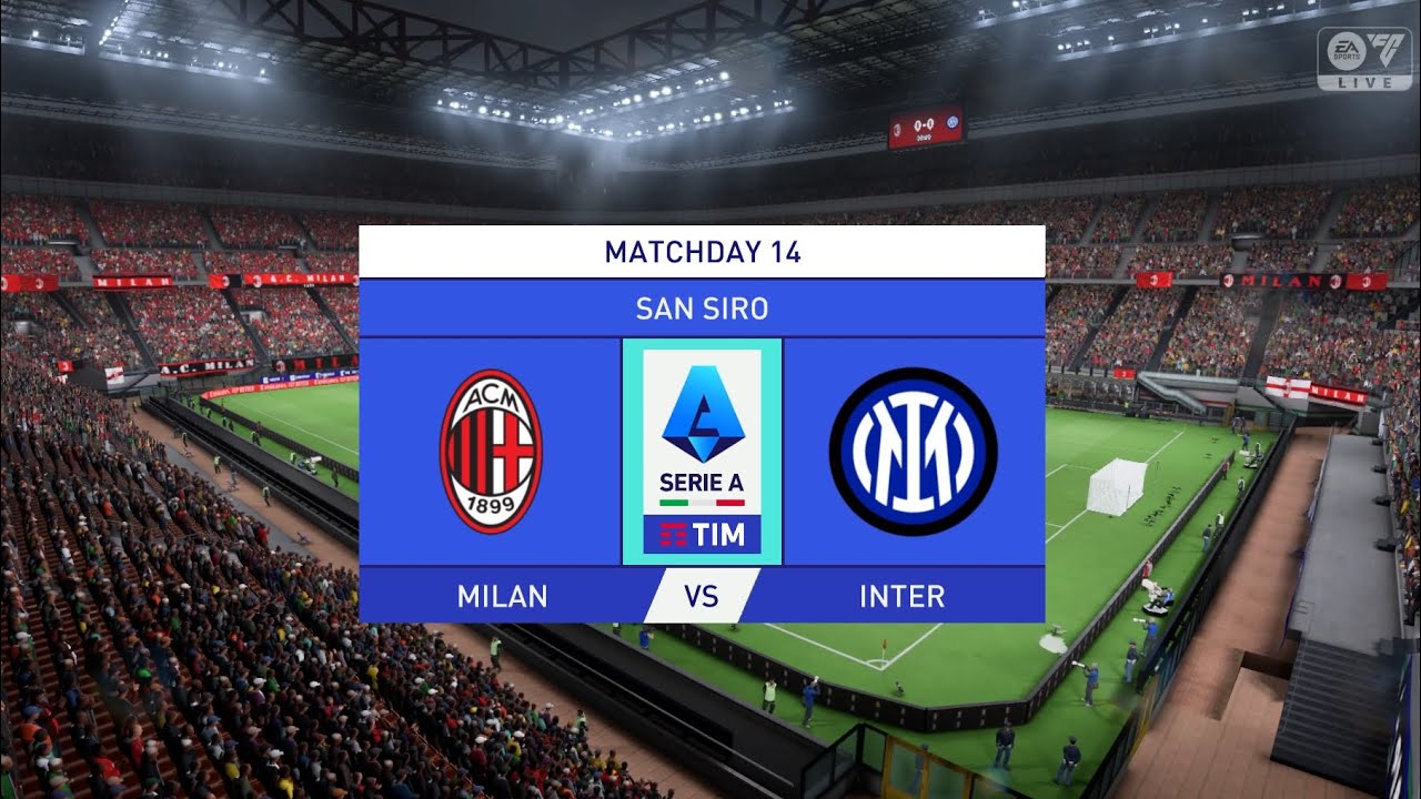 FC 24 AC Milan vs Inter Milan | Gameplay PS4 - YouTube