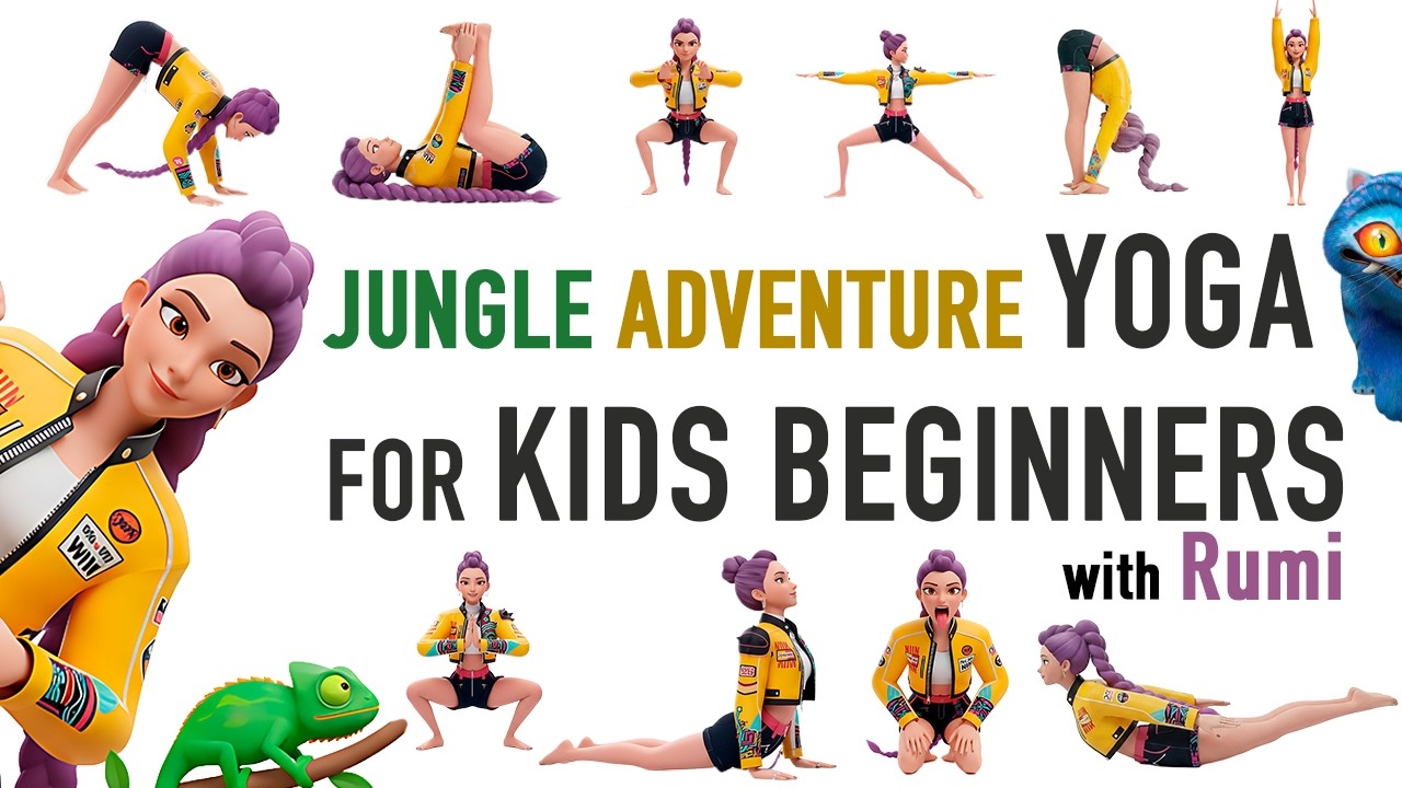 Easy Animal Poses for Kids | Jungle Yoga for Strength & Balance | RUMI ...