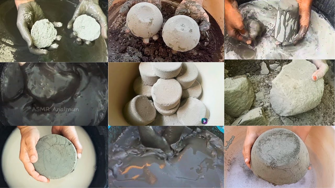 Pure Cement NonStop Crumbling Week #02💞Creamy Earthy Gray, Black ...