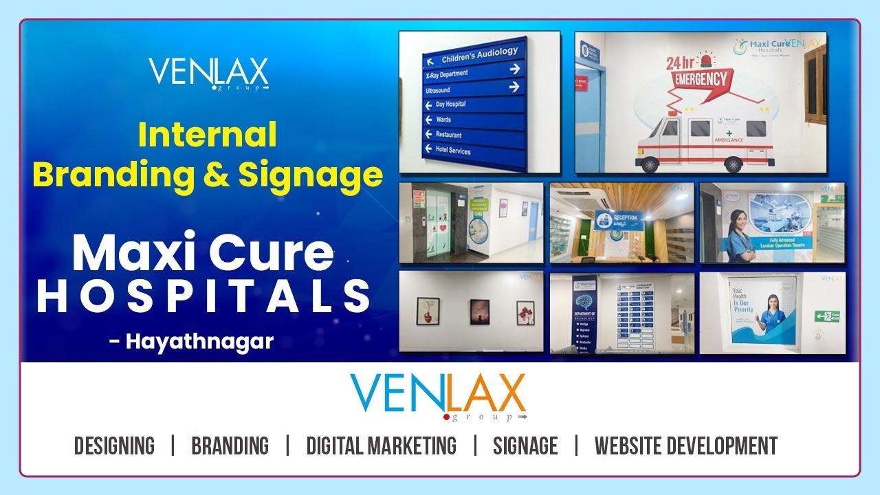 Maxi cure Hospitals Boards and Signages & Internal Branding Done By ...