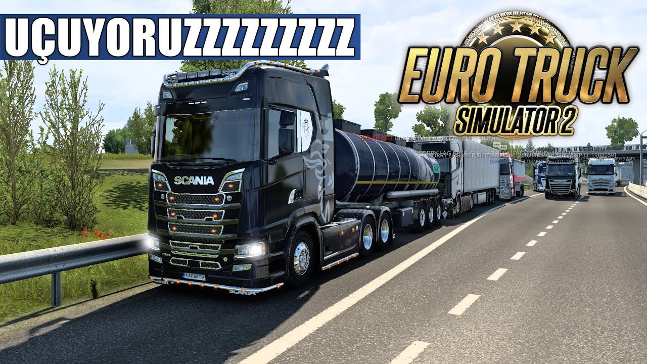 VAR MI BU KADAR HIZLI SÜREBİLECEK ?? ETS2MP REKOR HIZDA DUISBURG ...