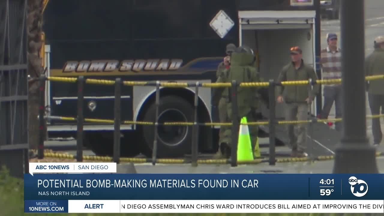 Potential bomb-making materials found in car - YouTube