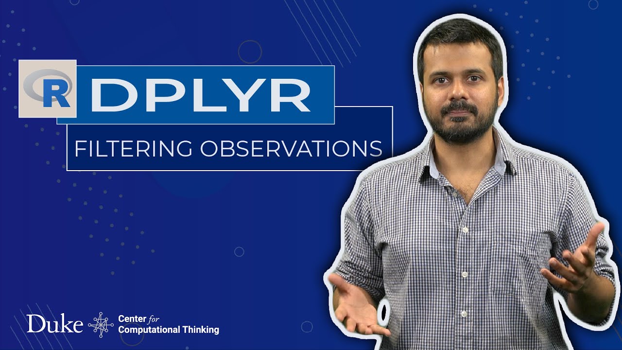 Filtering Observations Using dplyr in R - YouTube