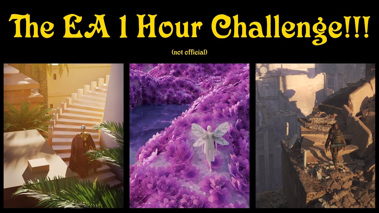 EA 1 Hour Challenge - All Renders Montage - YouTube