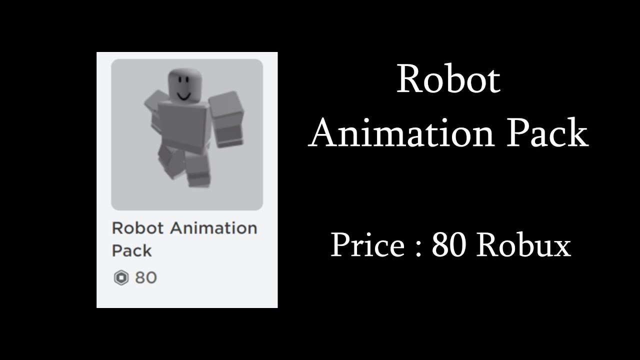 Roblox Robot Animation Pack Showcase - YouTube