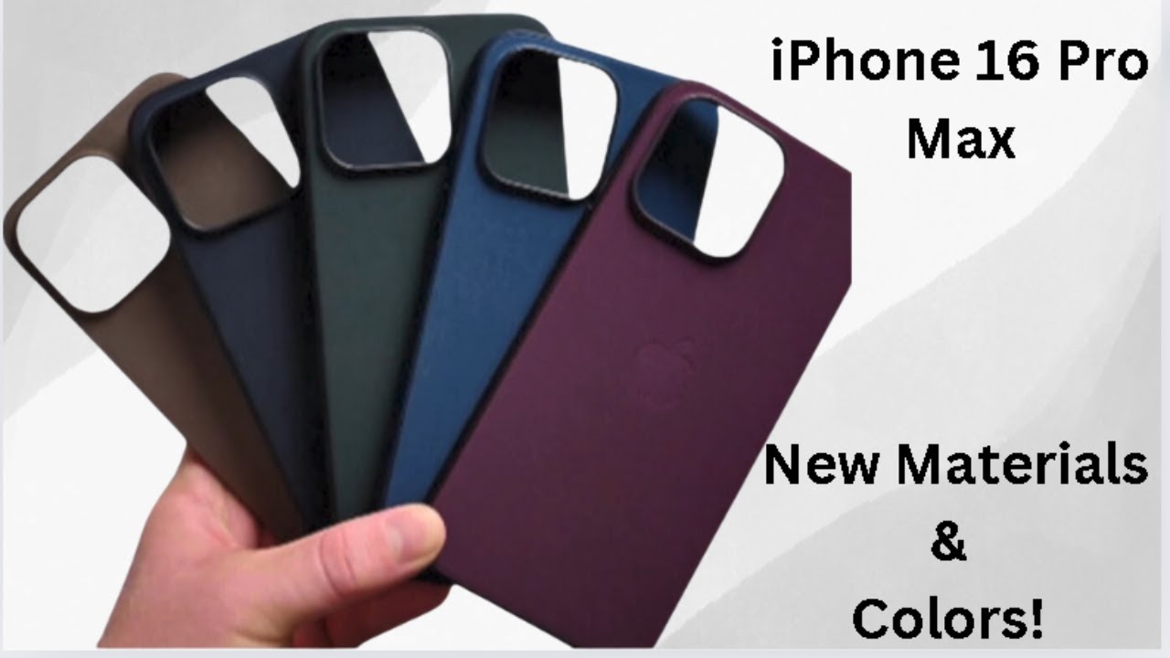 iPhone 16 Pro Max Case Leaks – New Materials & Colors!iPhone 16 Pro Max ...