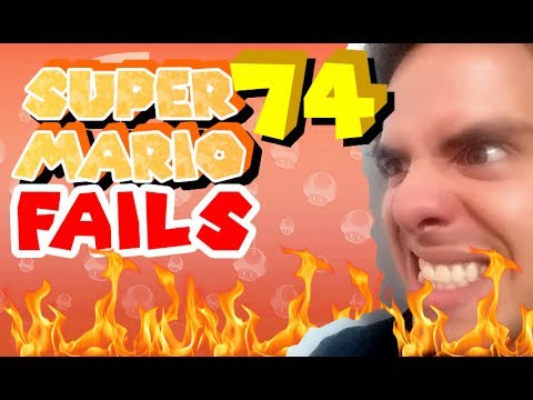 Super Mario 74 FAILS - YouTube