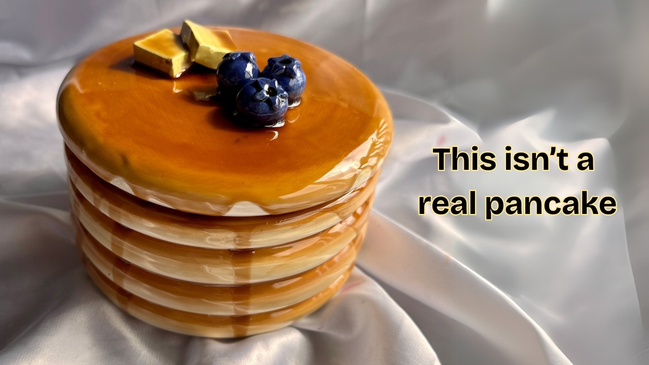 How I Make Ceramic Pancakes - YouTube