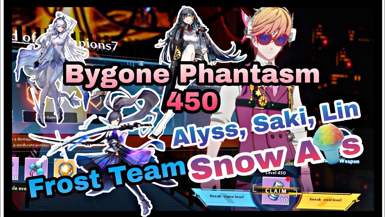 Bygone Phantasm Floor 450 VS Minotaur. Alyss Saki Lin. Frost Team. Snow ...