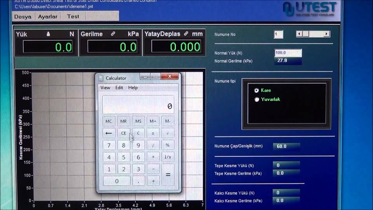 UTS 2060 AUTOMATIC DIRECT RESIDUAL SHEAR TEST MACHINE video - YouTube