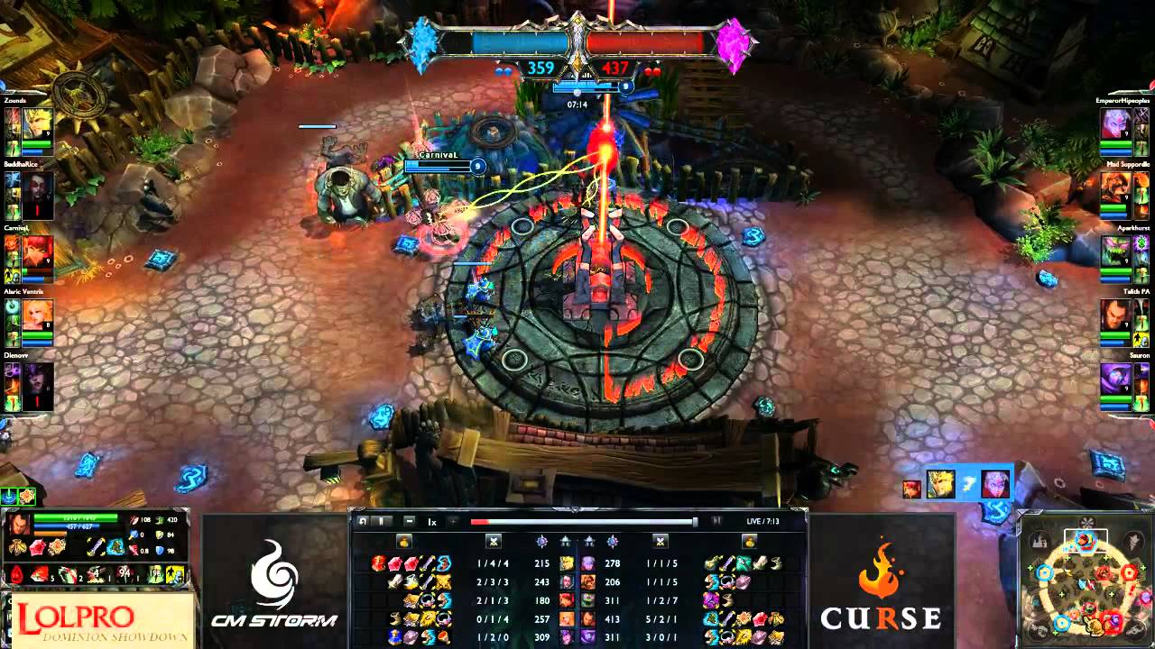 LoLPro Dominion Showdown #2 Ro4 Game 2 Bought Fancys Mom A PS3 vs Rude ...