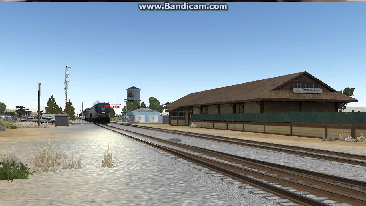HD: Run8: Amtrak Service Stop in Tehachipi - YouTube