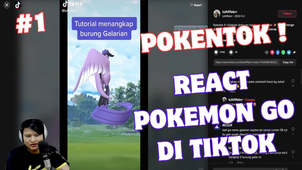 #POKENTOK EPISODE 1 | Pertama Kali React Pokemon Go Di Tiktok | Isinya... - YouTube