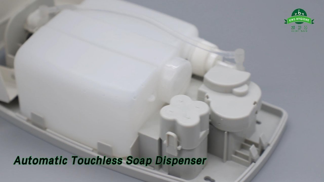 Liquid Automatic Touchless Soap Dispenser 1200ml ABS For Bathroom - YouTube