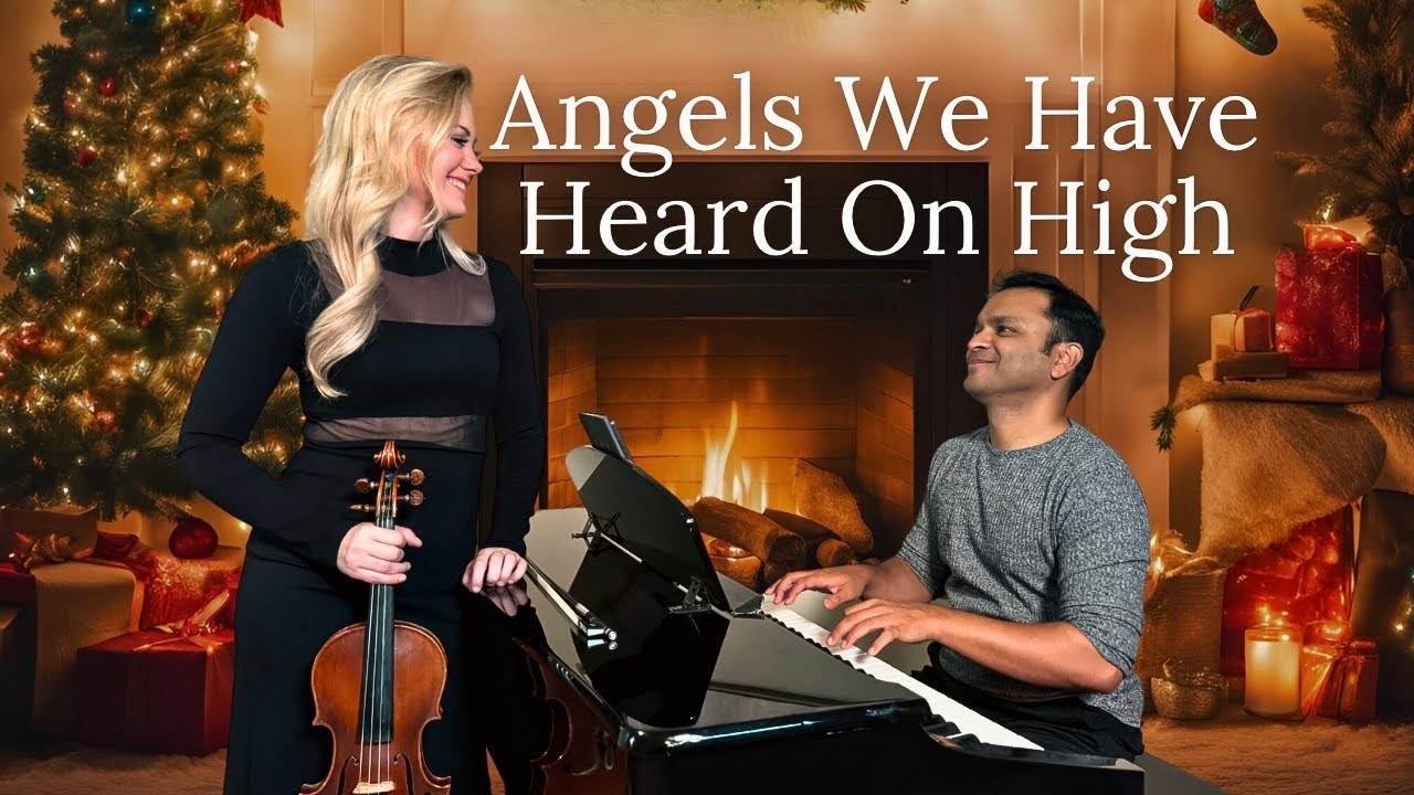 Angels We Have Heard On High - Emily Burak, Violin - Christmas Fireside ...