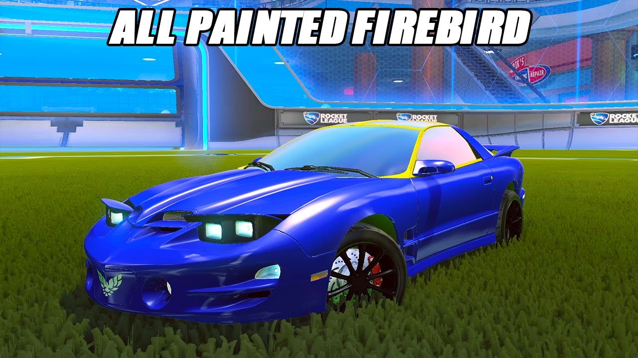 Showcasing All *NEW* Painted Pontiac Firebird Car - Rocket League ...