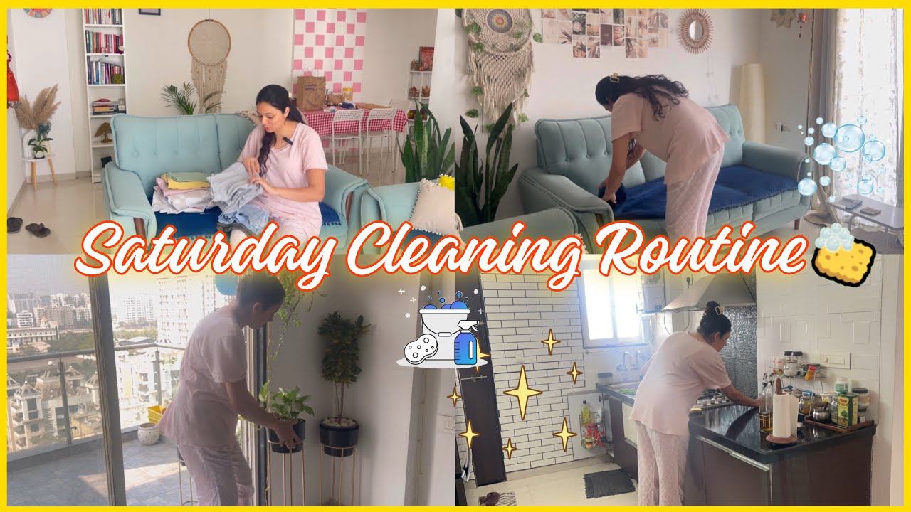 Come Clean with me, My Saturday Apartment Cleaning Routine🧹🧽🫧 # ...