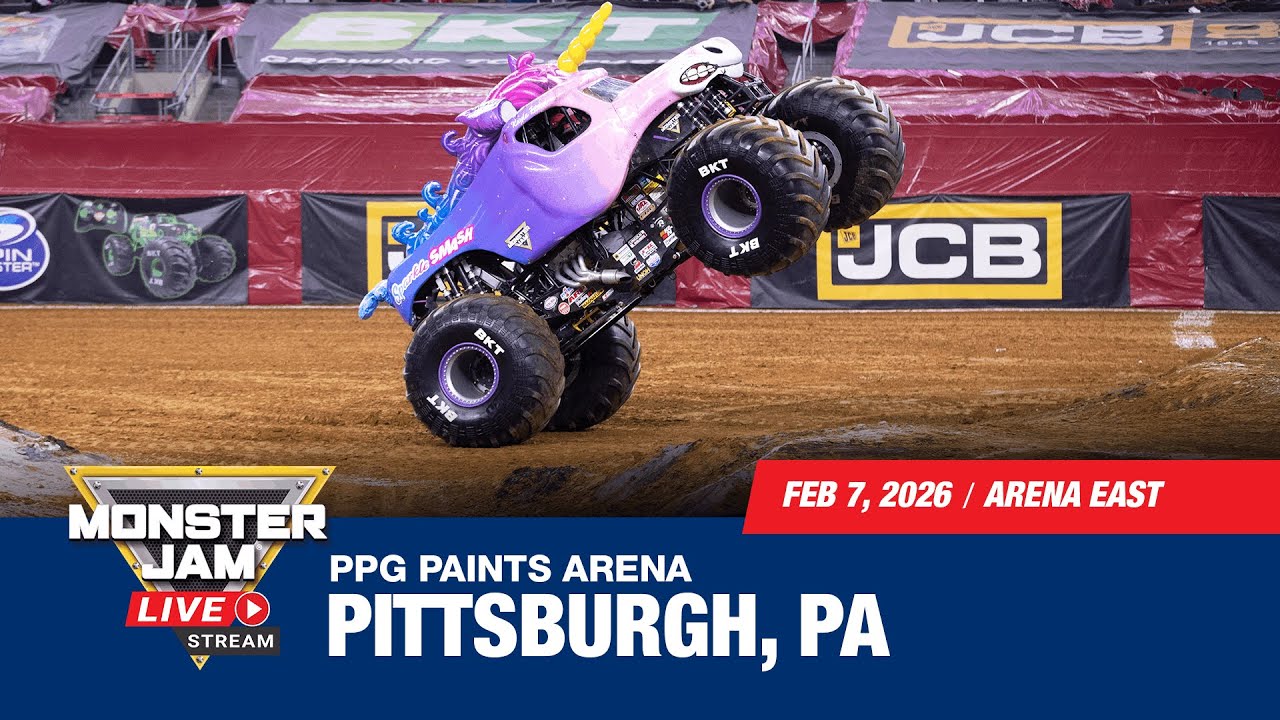 Monster Jam: Pittsburgh, PA - 2 (Full Event) | Feb 7, 2026 | Arena East ...
