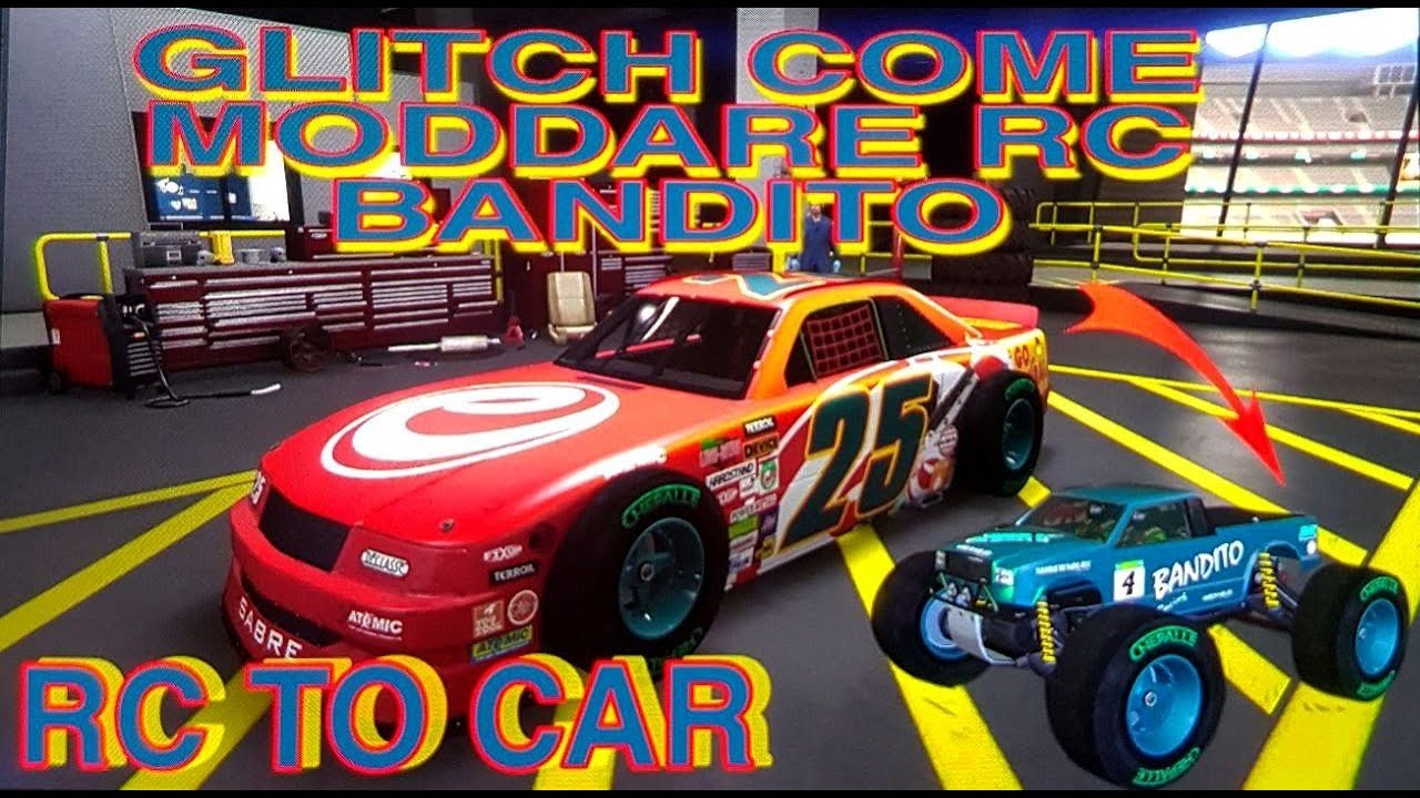 #GLITCH PS5 Come moddare rc bandito. CAR TO RC MERGE - YouTube