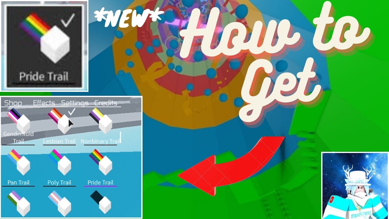 How to get the pride trail and more!! *NEW* (Secret Stage) | Roblox ToH ...