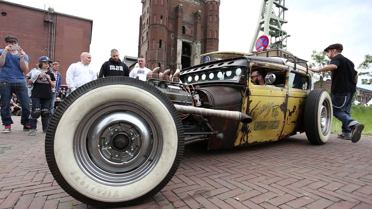 Kustom Kulture Forever Herten - Hot Rod 2014 - YouTube