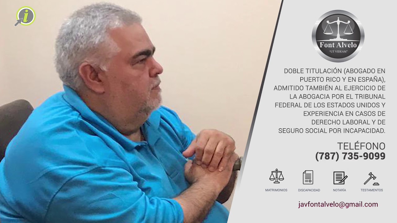 LCDO. JAVIER FONT ALVELO - YouTube