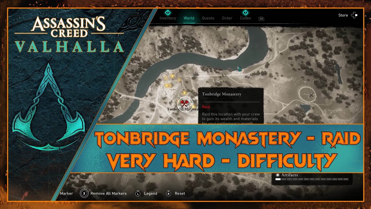 Tonbridge Monastery - Raid | AC Valhalla | Very Hard - Master ...