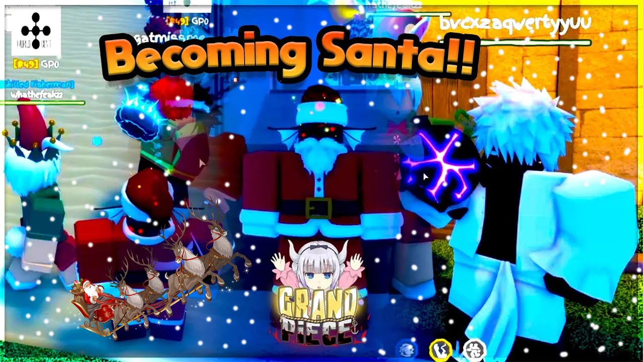 [GPO] I BECAME SANTA AND GAVE FRUITS TO NOOBS FOR CHRISTMAS | Grand ...