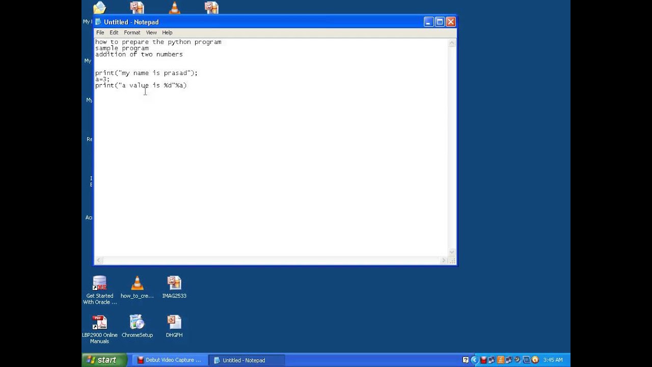Python Program Youtube