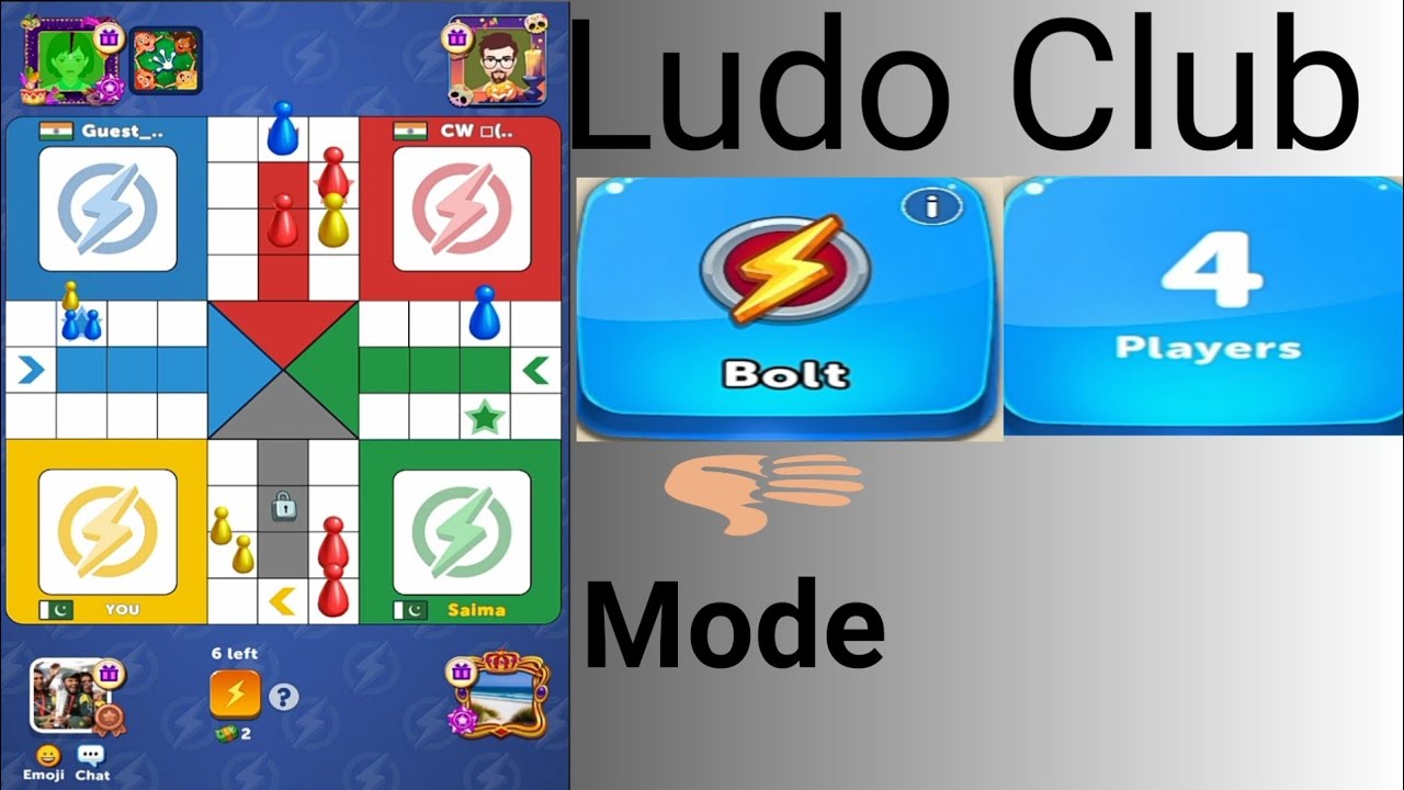 Ludo Club - Bolt Mode 2 Players - YouTube