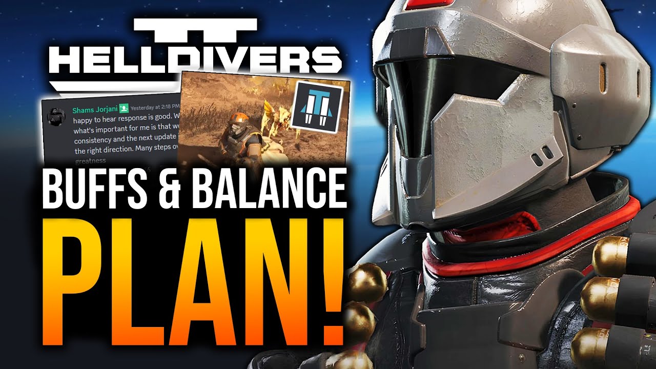 Helldivers 2 - CEO Drops Patch News, Devs Plan & Buff Balance! - YouTube