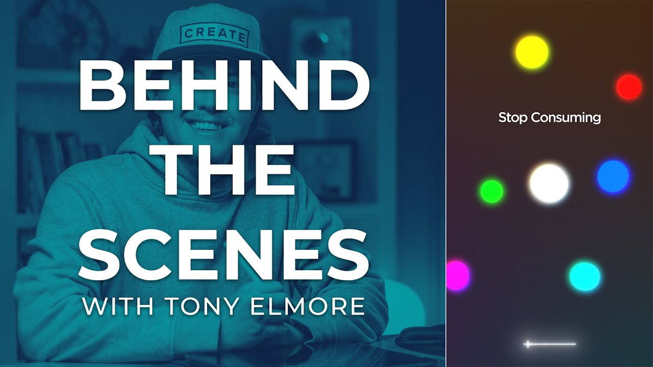 Stop Consuming, Start Creating - After Effects Motion Graphic ...