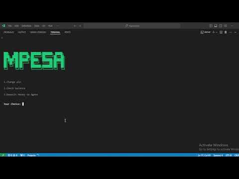 Making C# console Banking App (Safaricom or Mpesa clone) - YouTube