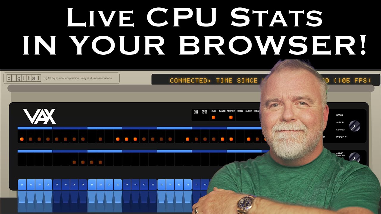 Live CPU System Stats in Your Browser: Dasblinkenlights are BACK! - YouTube