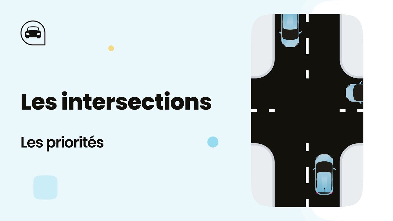 LES INTERSECTIONS - LES PRIORITÉS - CODE DE LA ROUTE - YouTube