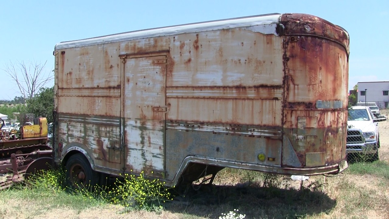 Super Cool Old Utility Trailer Walk-Around Vista, California 6-24-17 ...
