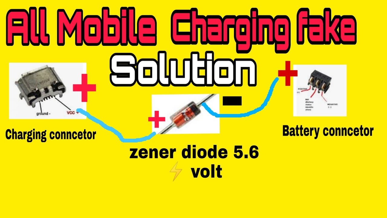 All mobile fake charging solution - YouTube