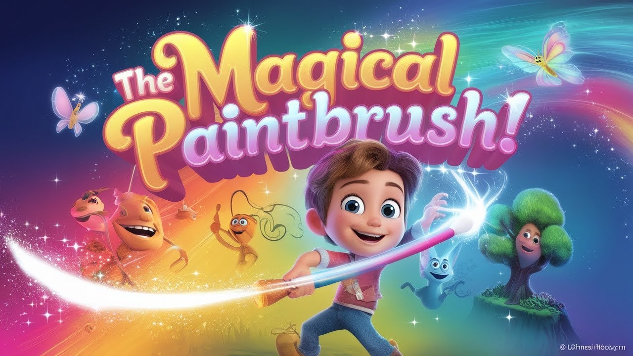 The Magical Paintbrush 🖌️ – A Fun & Colorful Adventure for Kids! - YouTube