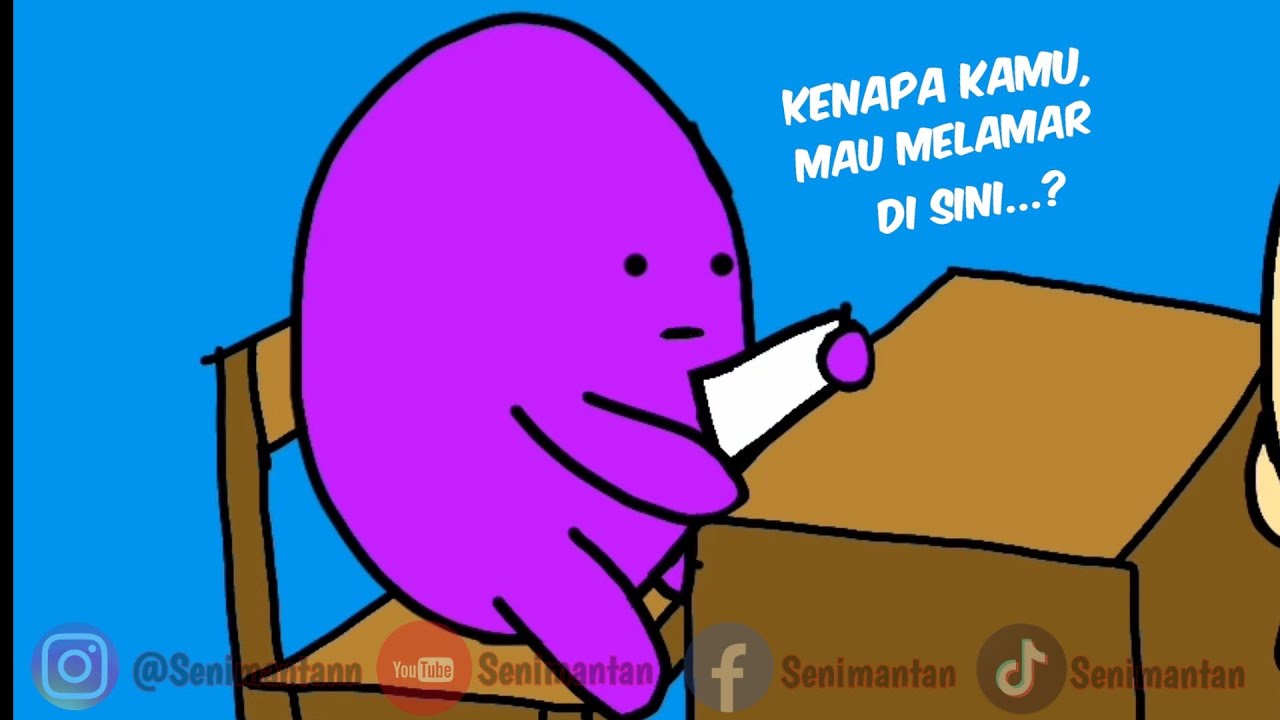 Interview kerja | Animasi Lucu - YouTube