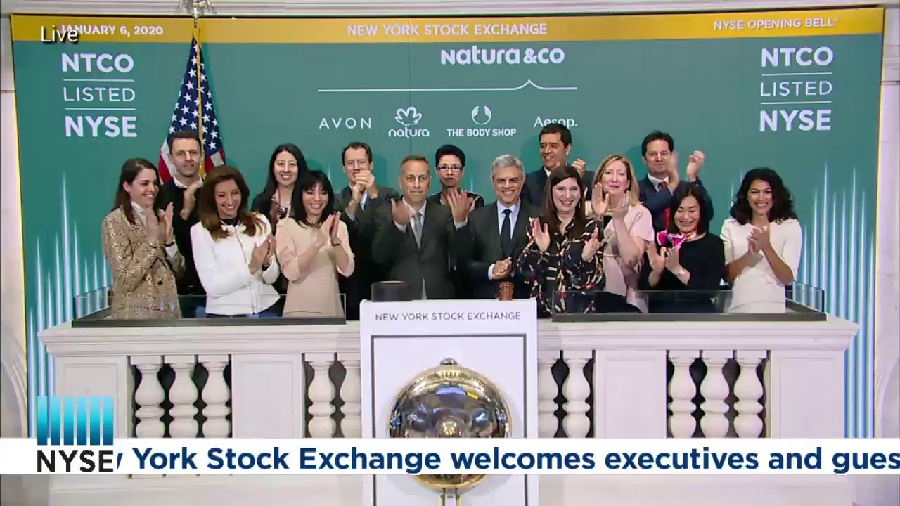 Natura & Co Holding Inc. (NYSE: NTCO) Celebrates their IPO - YouTube