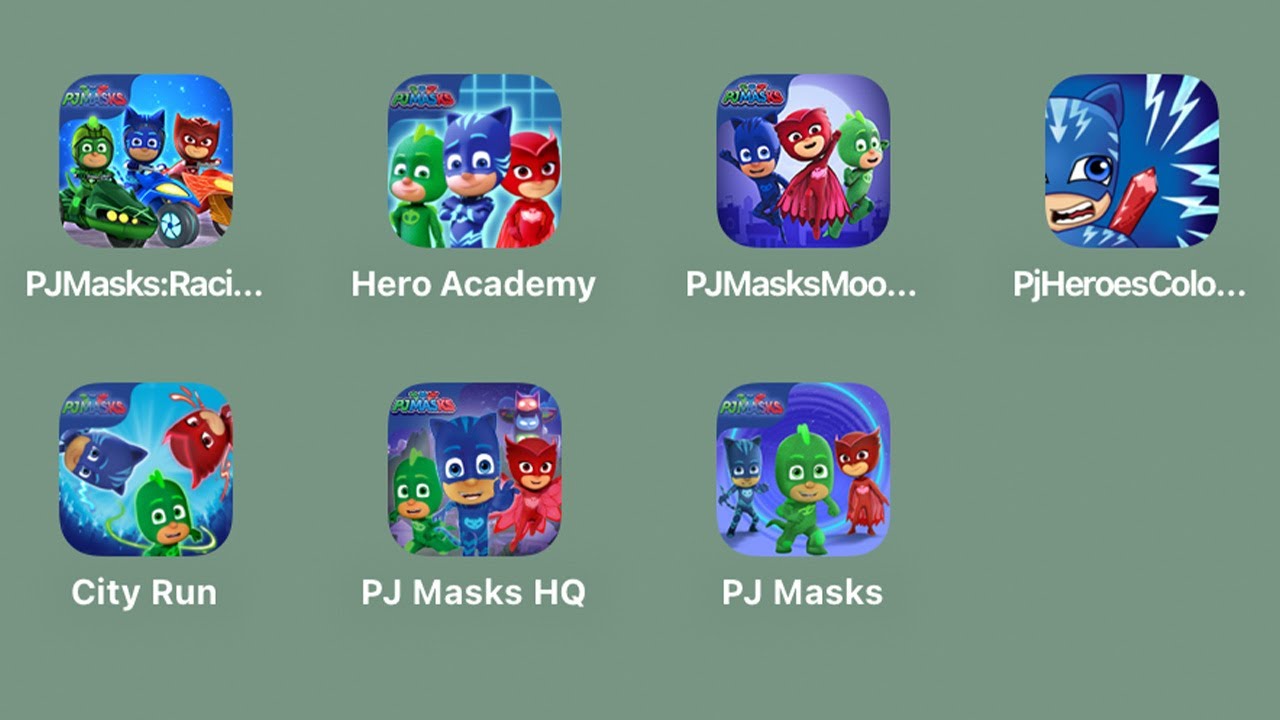 PJ Masks Racing Heroes,Hero Academy,PJ Masks Moonlight Heroes,PJ Masks ...